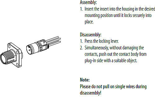 New product: M12 Male Panel Mount Connector, Positionable, Lockable ...