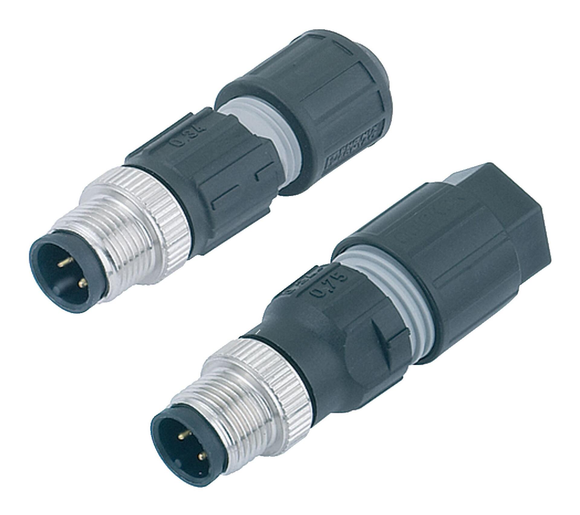 99 0527 12 04 | binder M12 Male cable connector, Contacts: 4, 3.5-6.0 ...