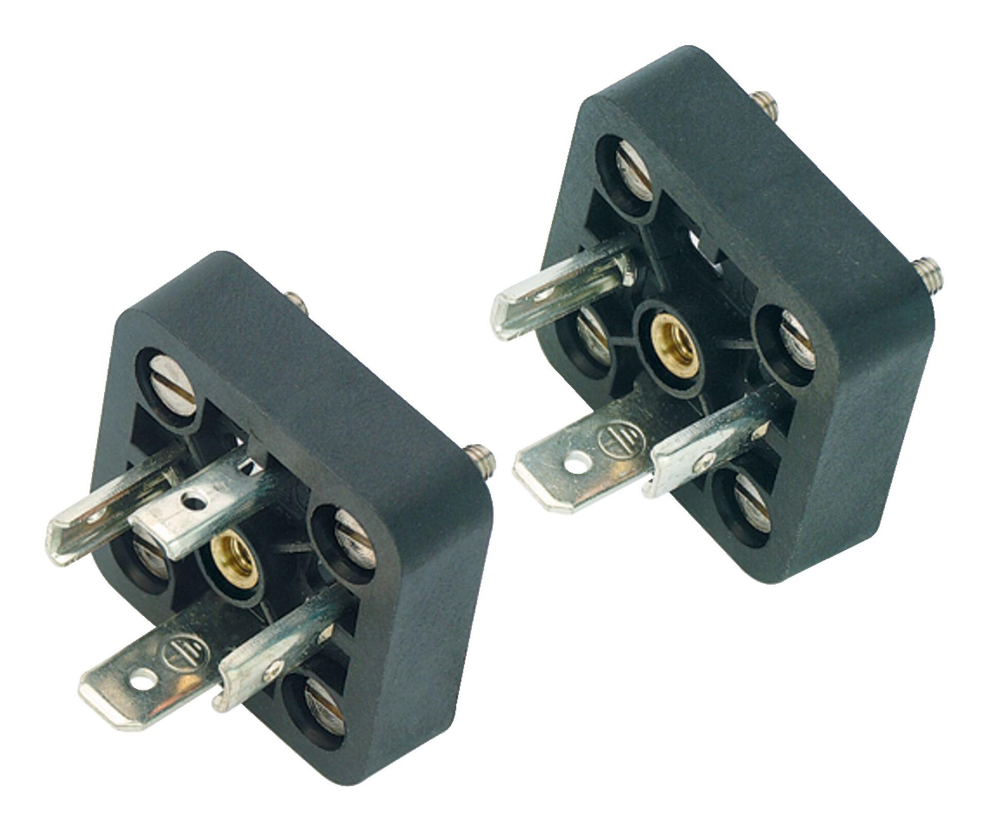 43 1713 000 03 | binder Size A Male power connector, Contacts: 2+PE ...