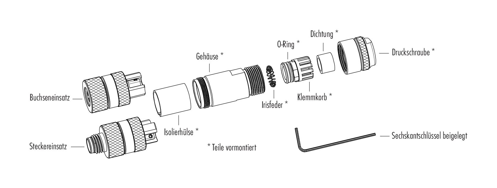99 3361 100 03 | binder M8 Conector de cable macho, Número de contactos ...