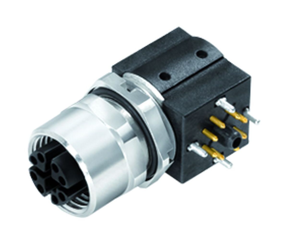 99 3782 213 08 | binder M12 Female panel mount connector, Contacts: 8 ...