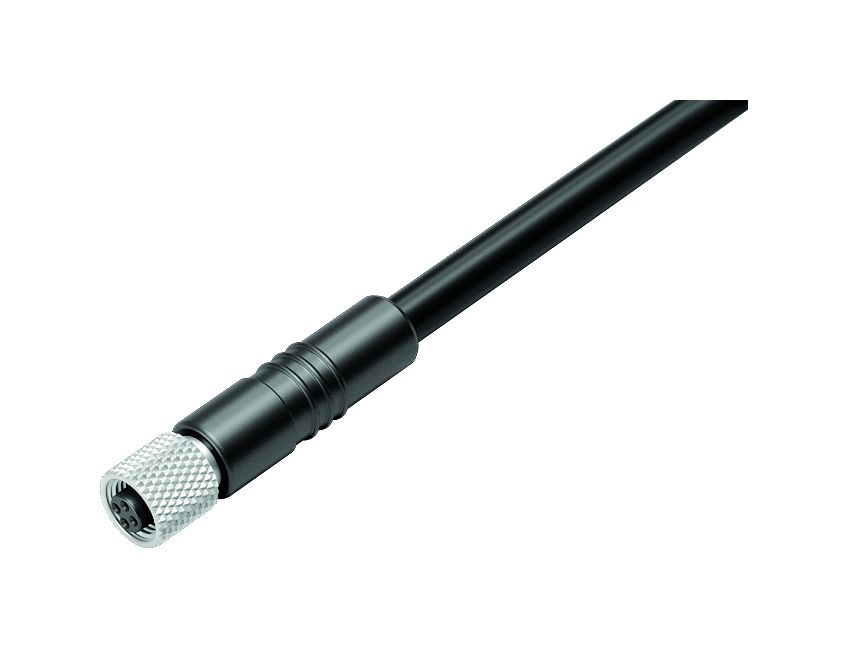 77 3550 0000 40004-0200 | binder M5 Female cable connector, Contacts: 4 ...