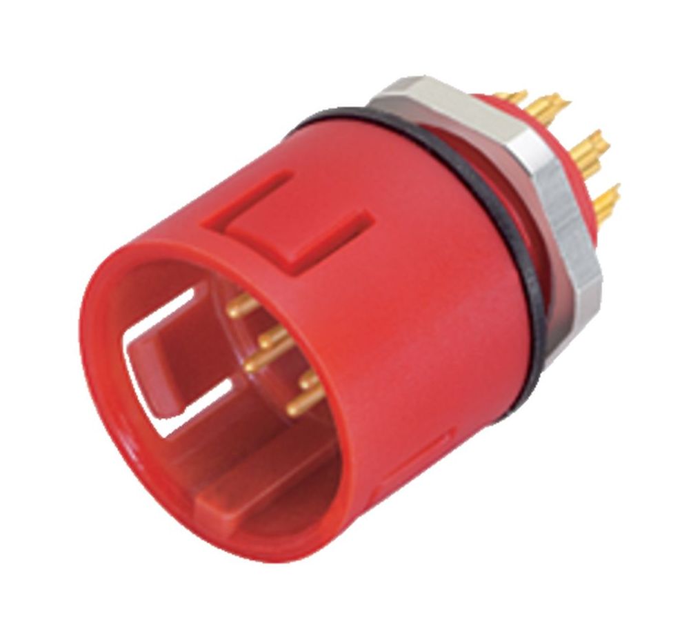 99 9127 50 08 | binder Snap-In Male panel mount connector, Contacts: 8 ...