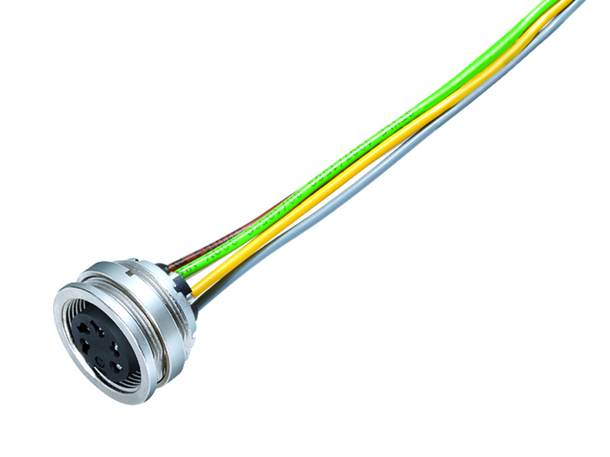 09 0316 702 05 | binder M16 IP40 Female panel mount connector, Contacts ...