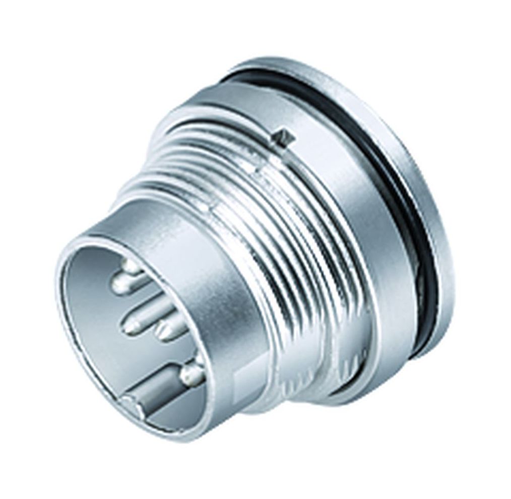 09 0123 80 06 | binder M16 Male panel mount connector, Contacts: 6 (06 ...