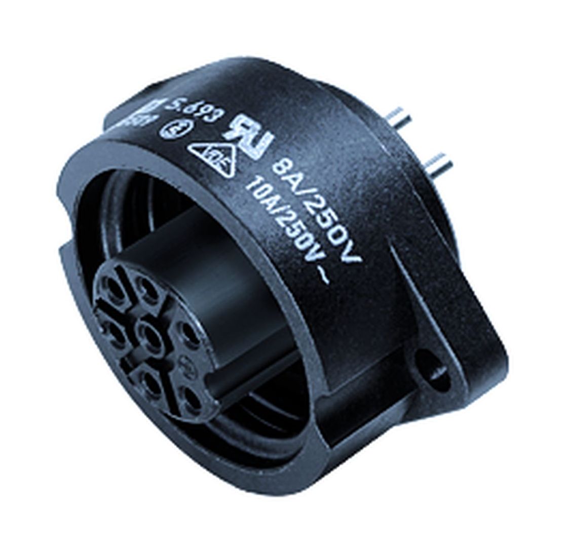 09 4228 00 07 | binder RD24 Female panel mount connector, Contacts: 6 ...