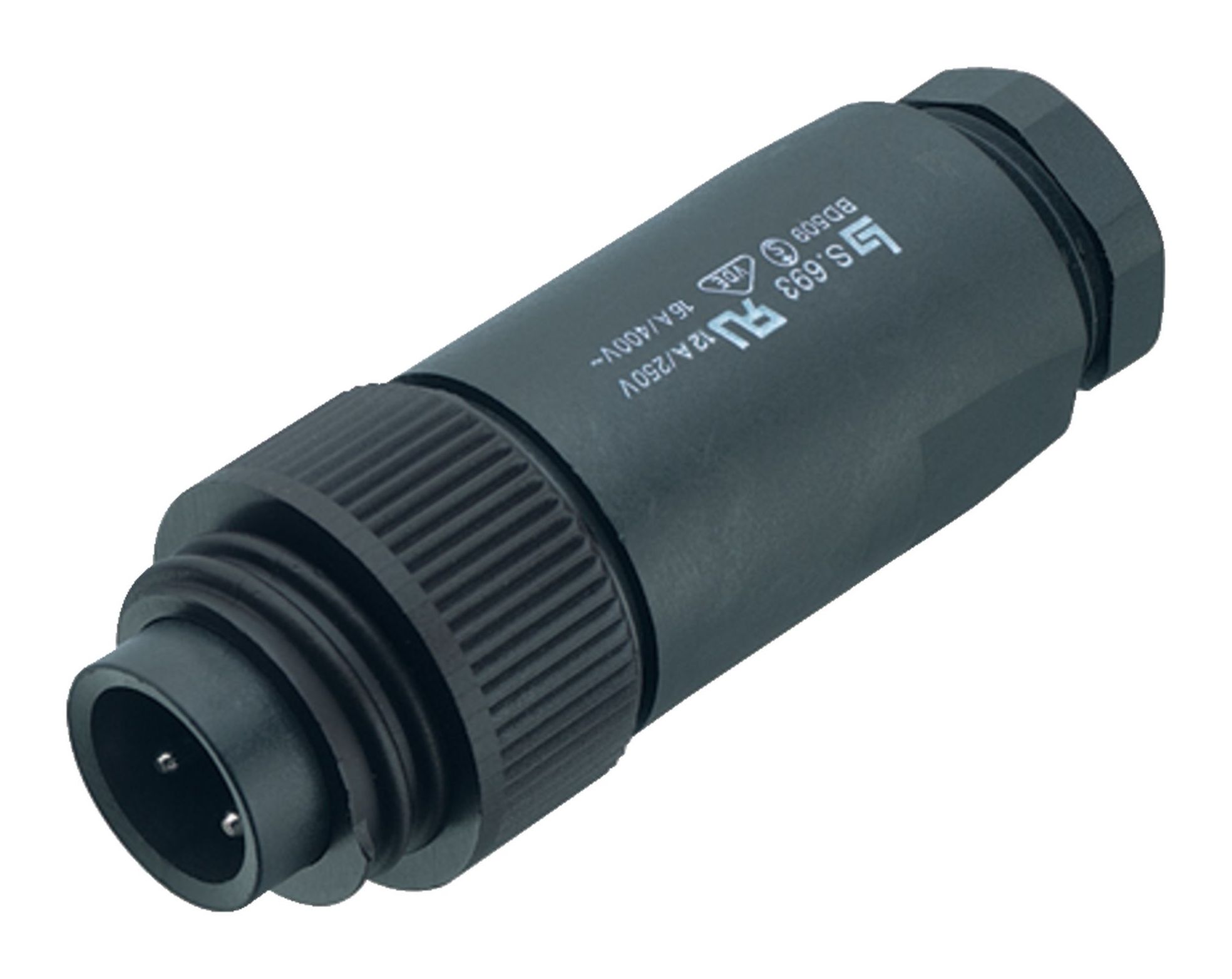 99 4221 14 04 | binder RD24 Male cable connector, : 3+PE, 10.0-12.0 mm ...